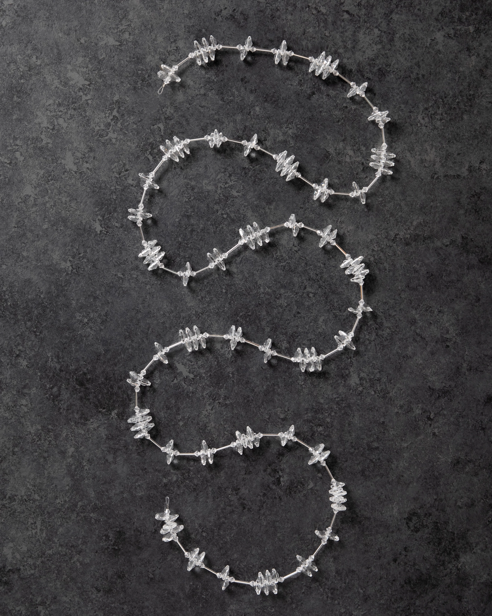 Stacked Crystal Christmas Tree Garland Set | Balsam Hill