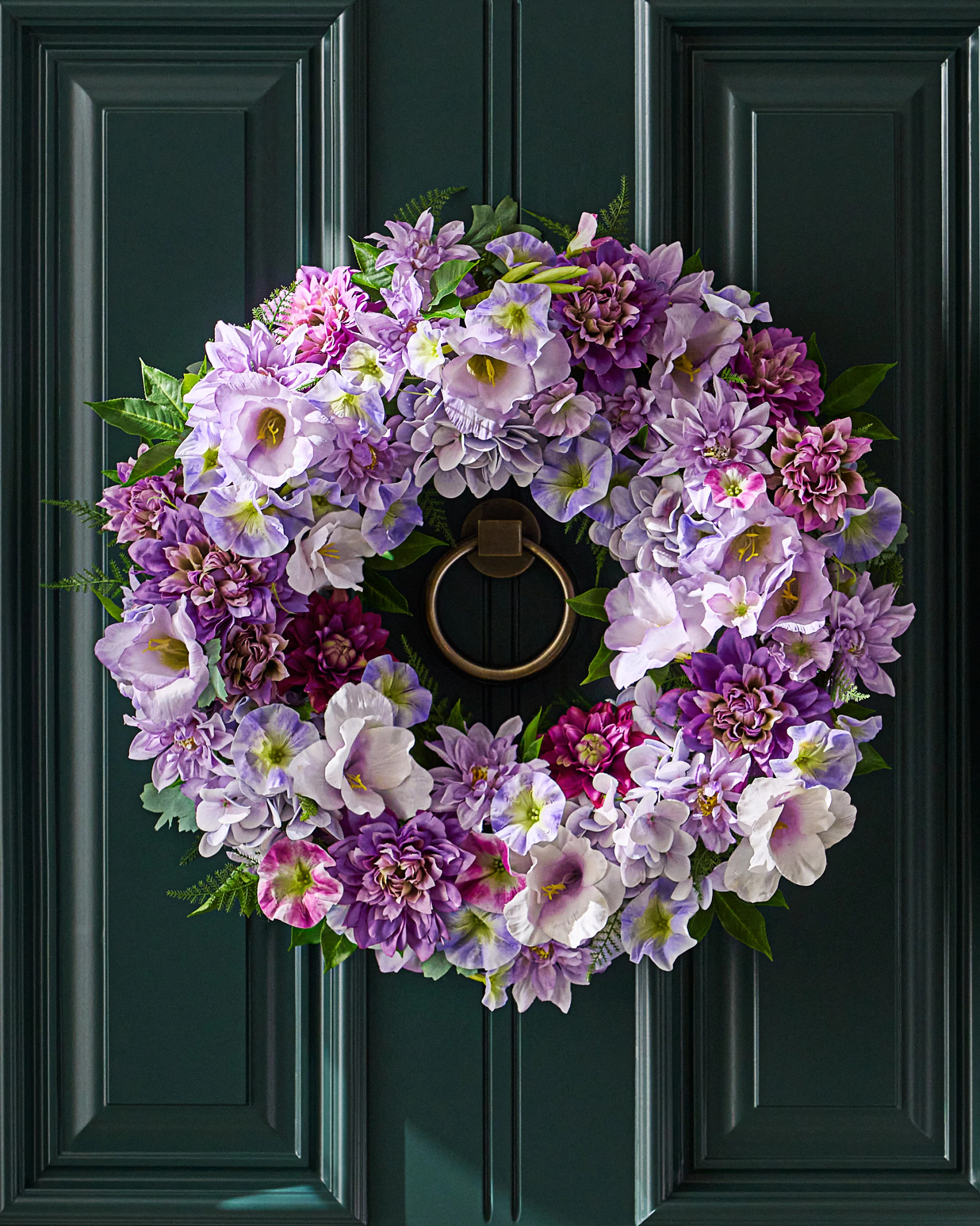 26" Purple in Bloom Wreath