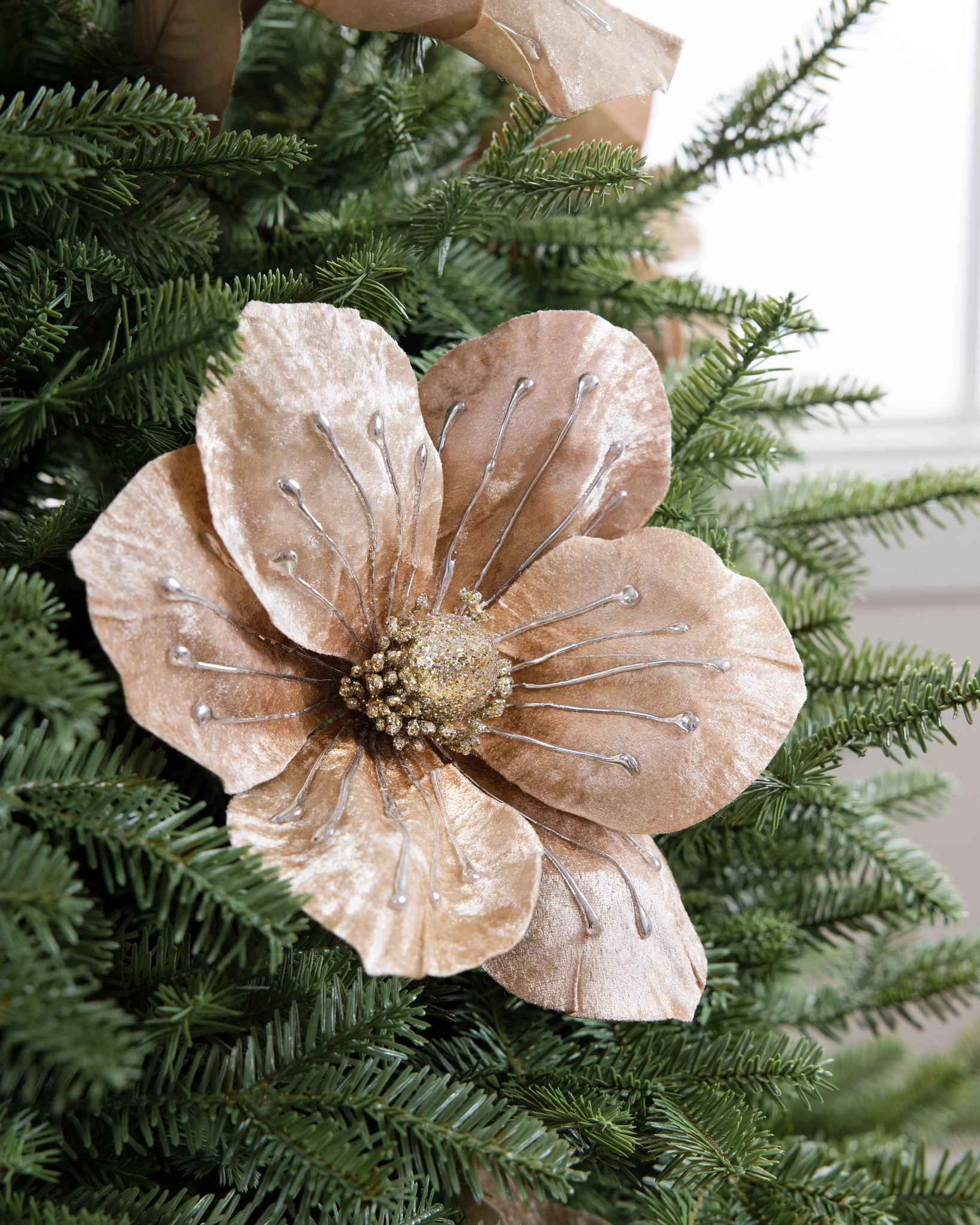 Champagne Magnolia Christmas Tree Picks | Balsam Hill