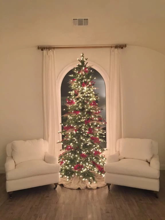 Red Spruce Slim Artificial Christmas Tree | Balsam Hill