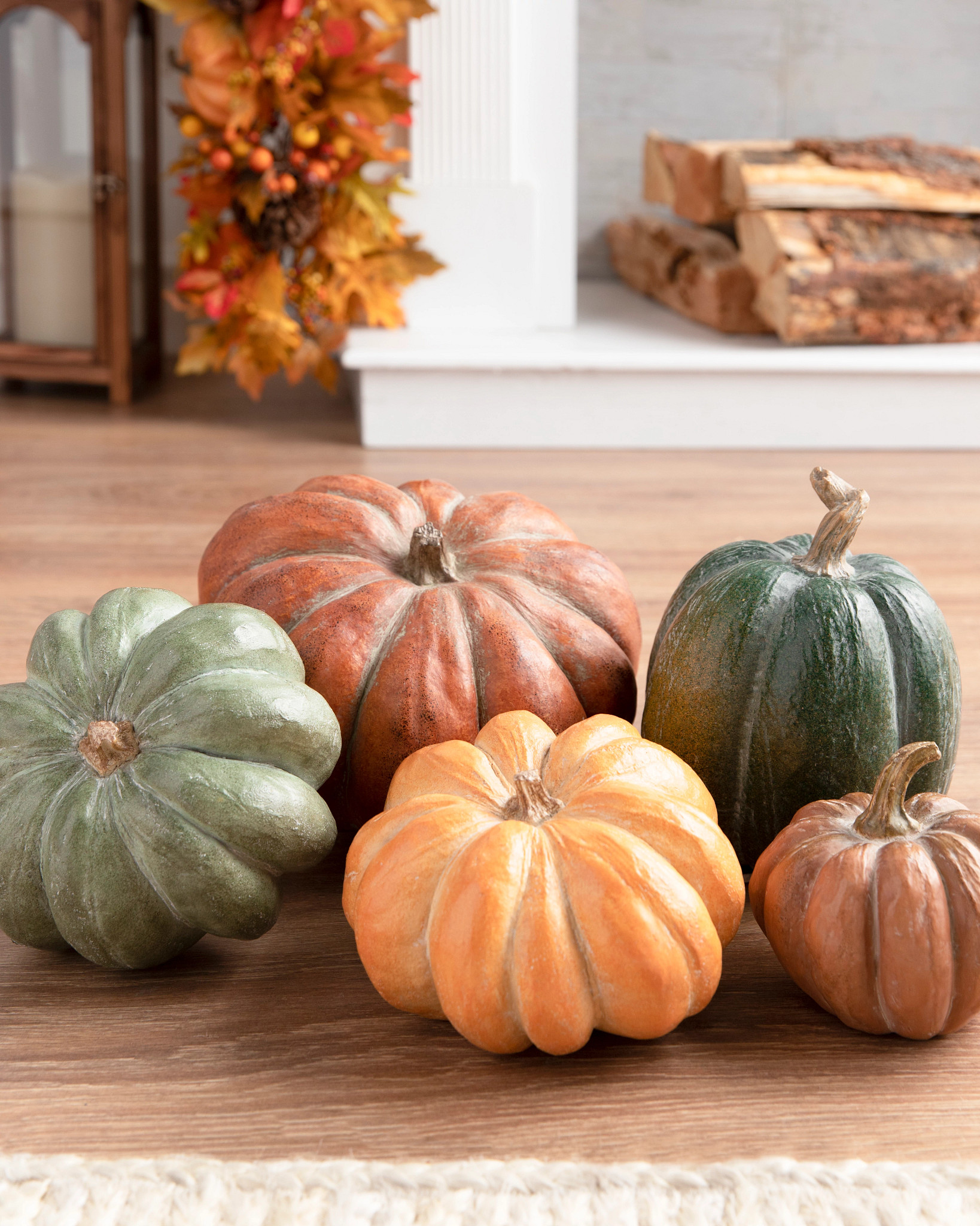 Tabletop Heirloom Pumpkins Fall Decor | Balsam Hill