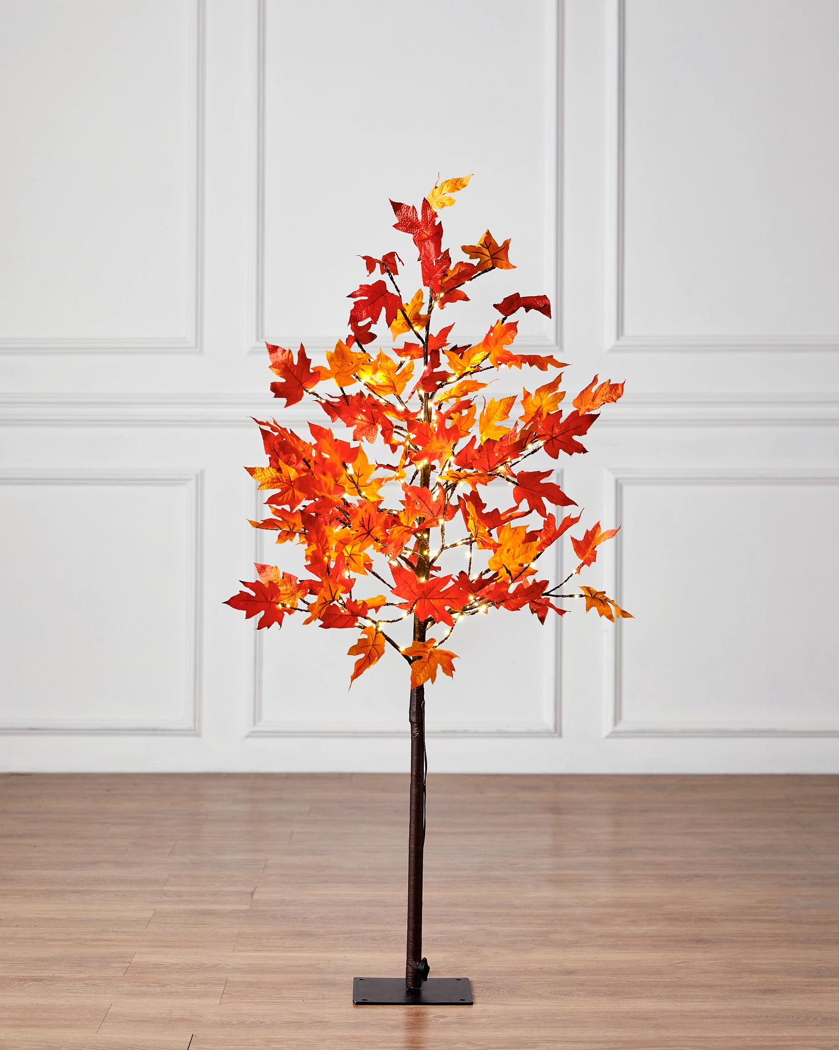 Outdoor LED Lit Autumn Maple Trees | Balsam Hill