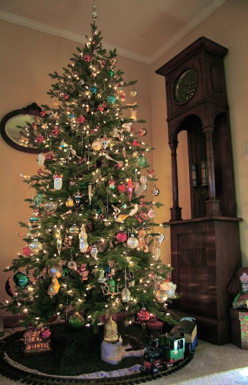 Red Spruce Slim Artificial Christmas Tree | Balsam Hill