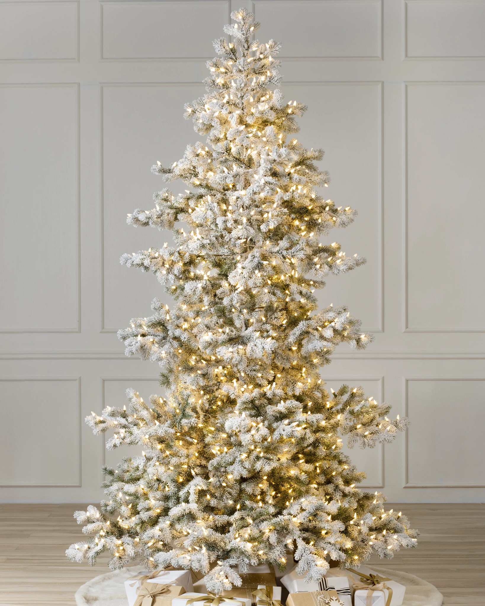Frosted Yukon Spruce Artificial Christmas Trees | Balsam Hill