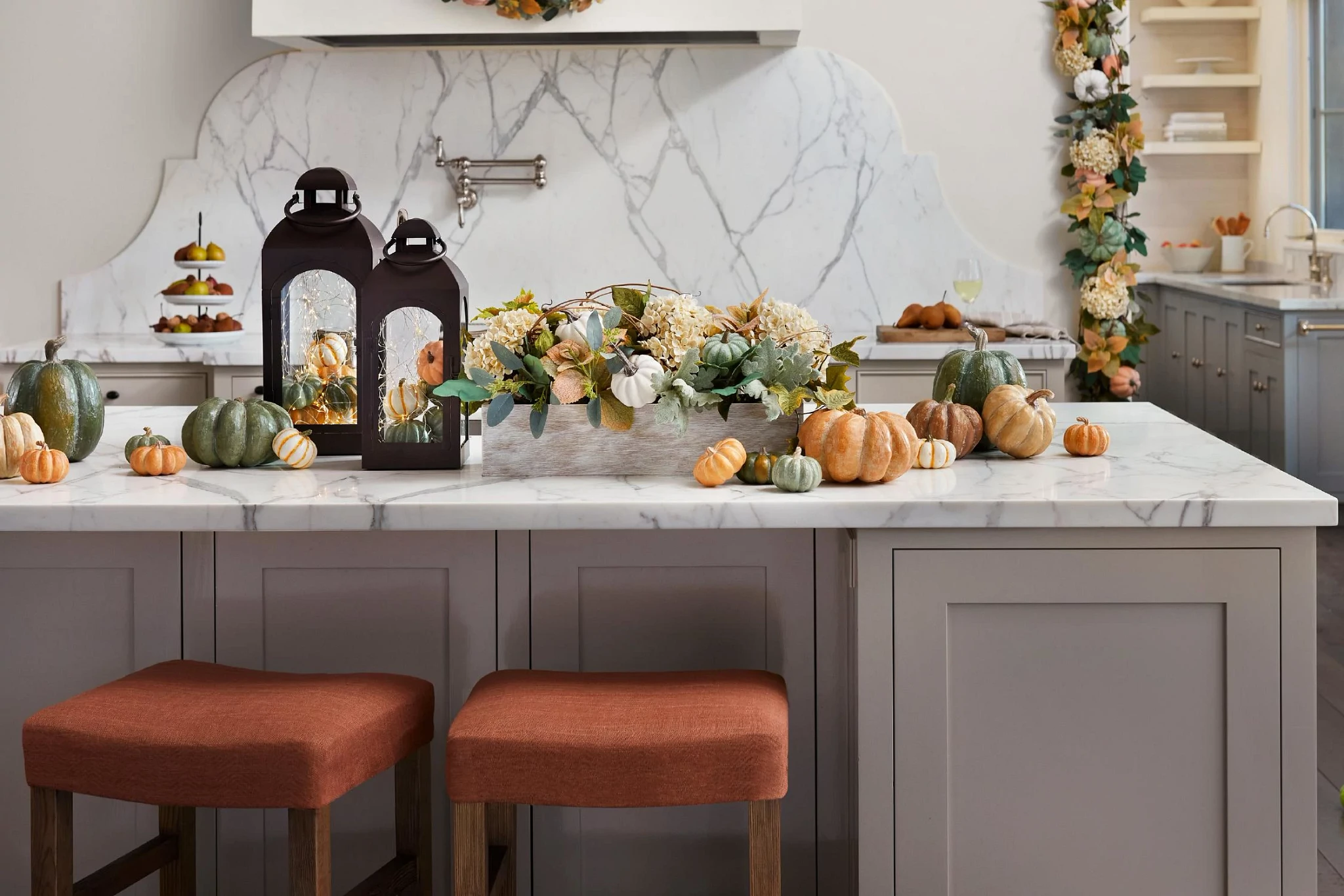 Artificial Plants For Kitchen Cabinets Farmhouse Kitchen Countertop