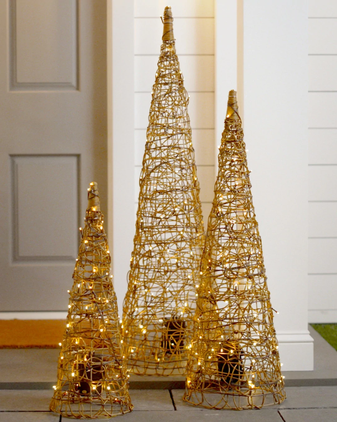 Cone Christmas Trees How To Make Burlap Christmas Trees: A Simple DIY
