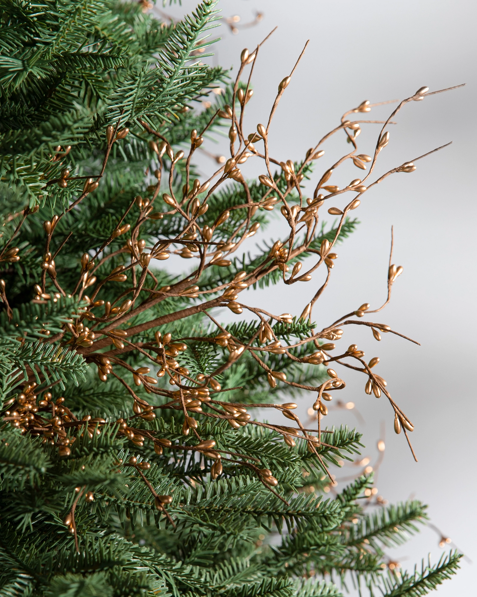 Golden Pip Berry Christmas Tree Picks | Balsam Hill