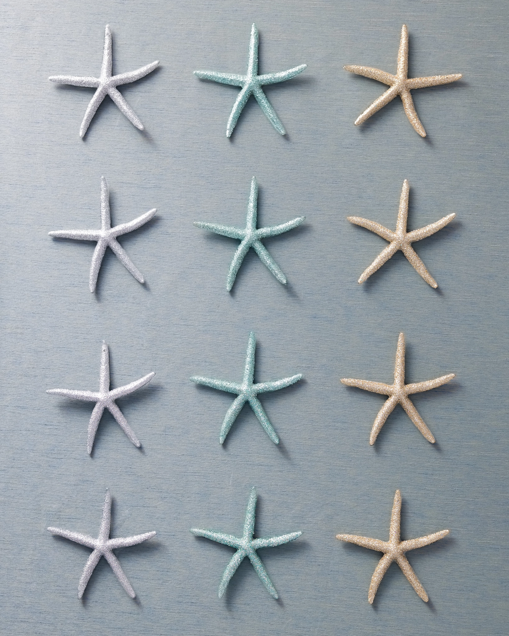 Coastal Chic Starfish Christmas Ornament Set | Balsam Hill
