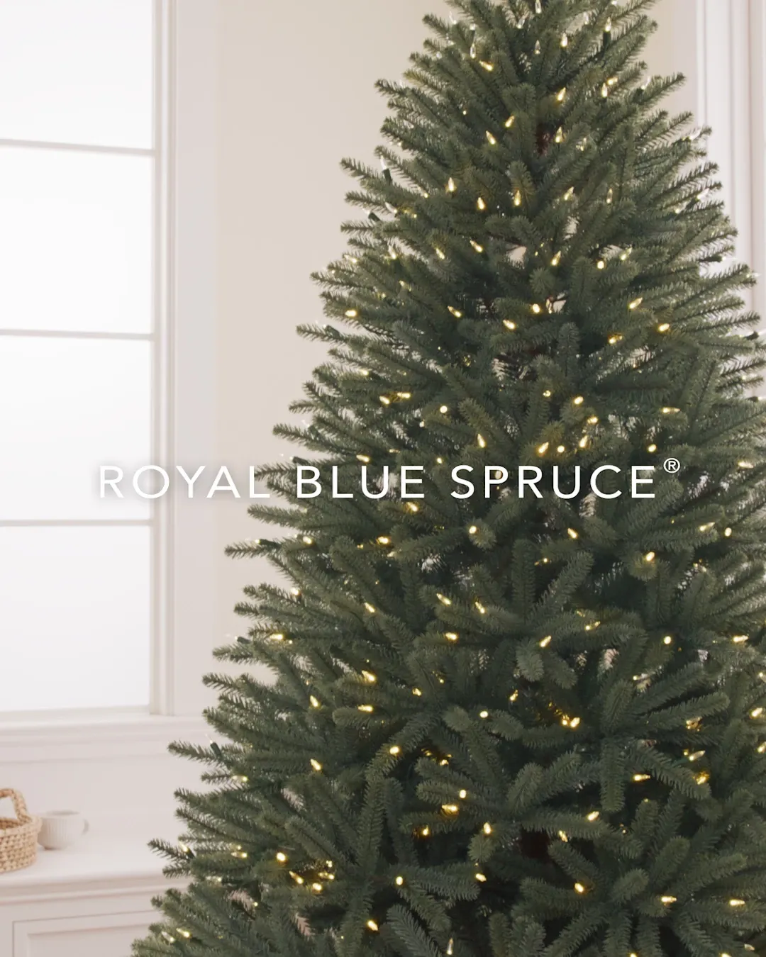 Blue Spruce Artificial Christmas Trees With Power