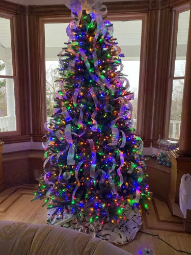 Blue And Purple Christmas Tree