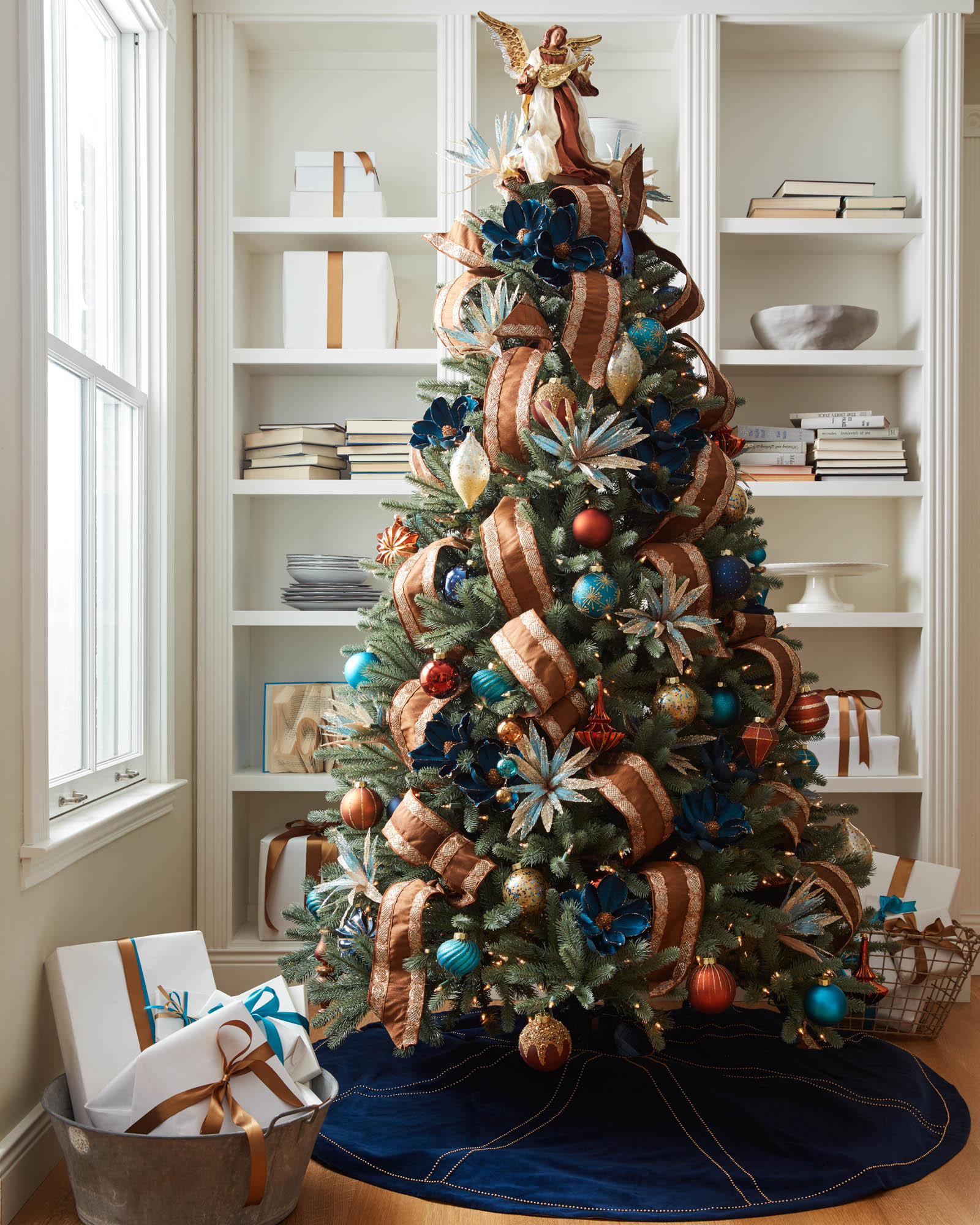 BH Blue Spruce Flip Christmas Tree | Balsam Hill