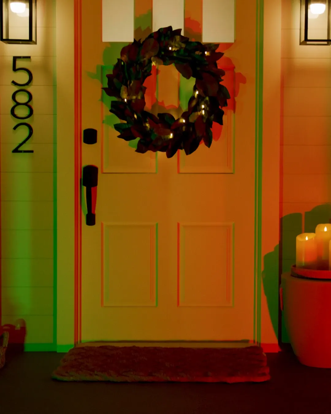 Christmas Flood Light Effects Govee RGBIC Permanent Outdoor