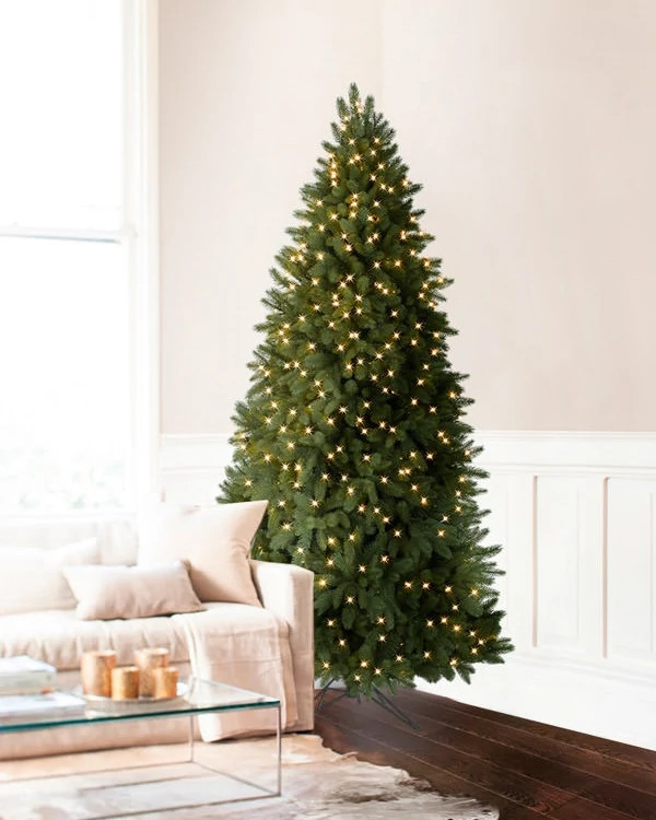 Park Avenue Corner Prelit Christmas Tree | Balsam Hill
