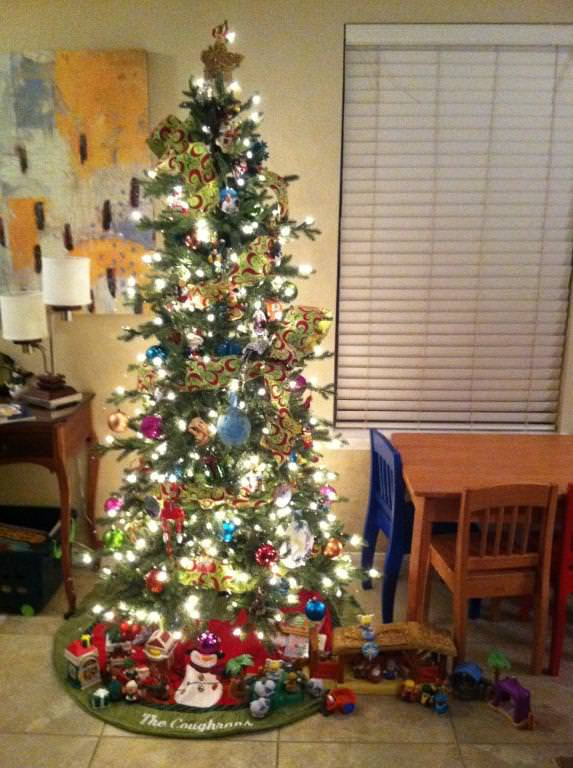 Red Spruce Slim Artificial Christmas Tree | Balsam Hill