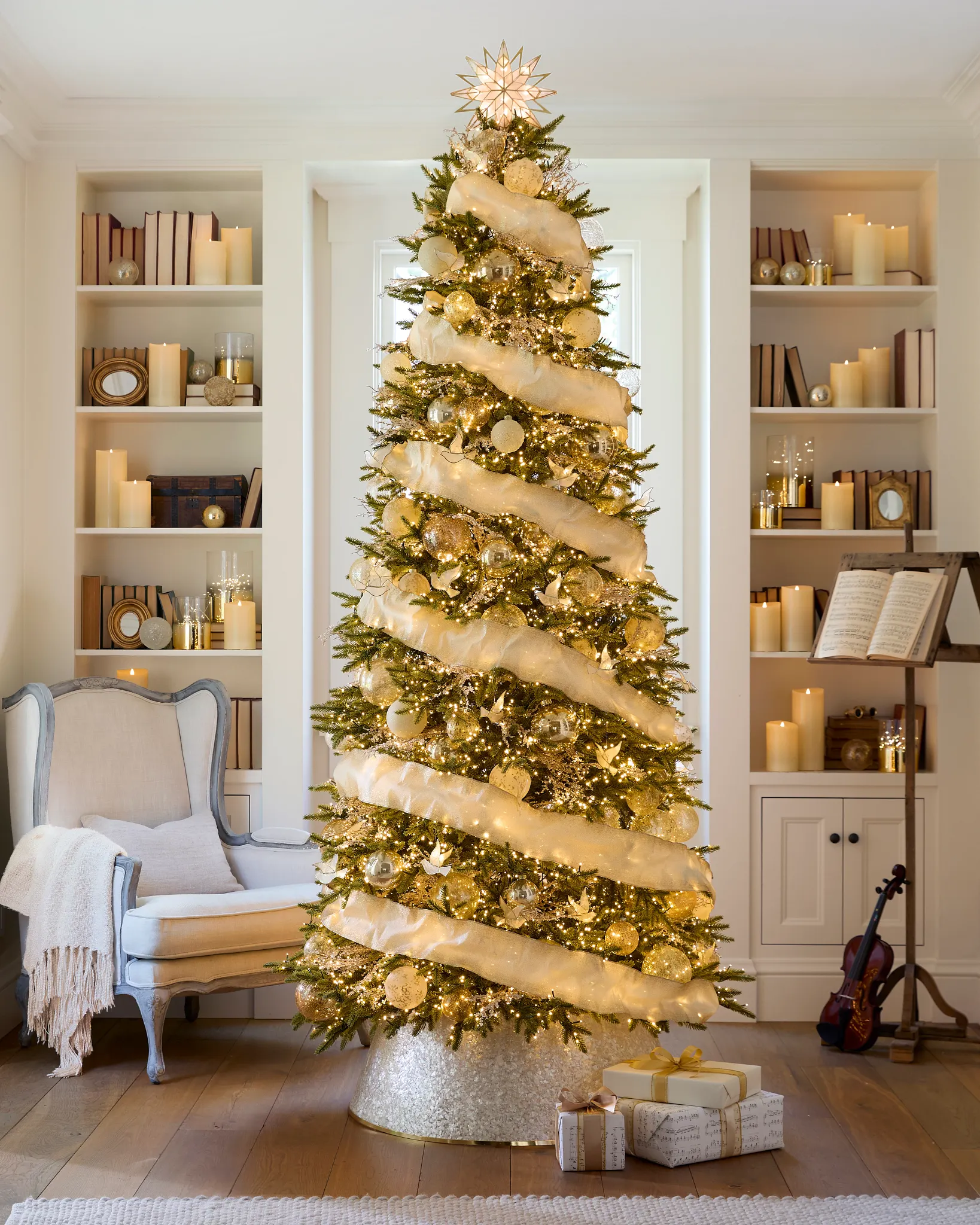 ribbon christmas tree tutorial